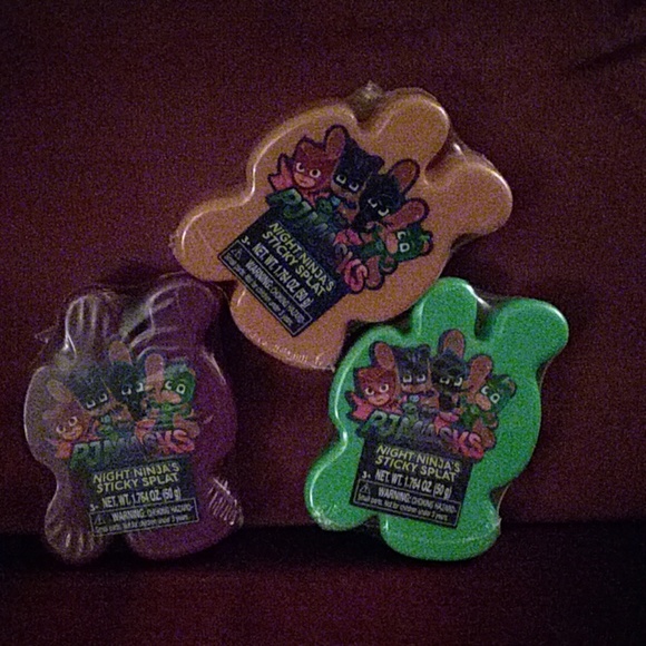 Just Play | Other | New Items 3 Pack Pjmasks Night Ninja Sticky Splat ...